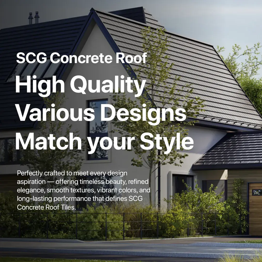 Trusted Concrete Roof Tiles by SCG | Global Roof Manufacturer