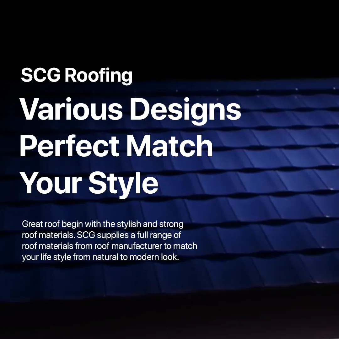 SCG Roofing | Premium Quality Roofs from Leading Factory